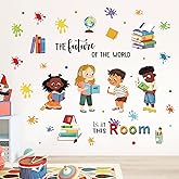 Amazon.com: decalmile Reading Books Wall Decals Inspirational Quotes ...