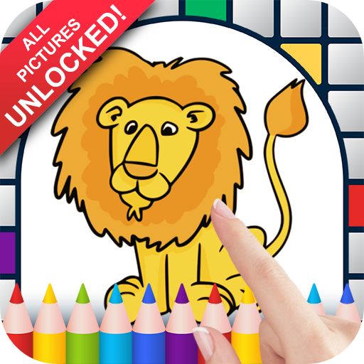 Lions Color by Number - No Ads Pixel Art Game - Coloring Book Pages ...