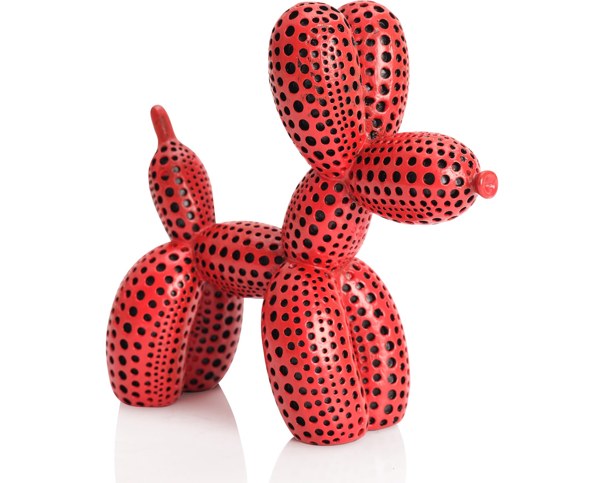 BOIHEGU Balloon Dog Statue Decor Polka Dot Dog Cool Stuff to Put on ...