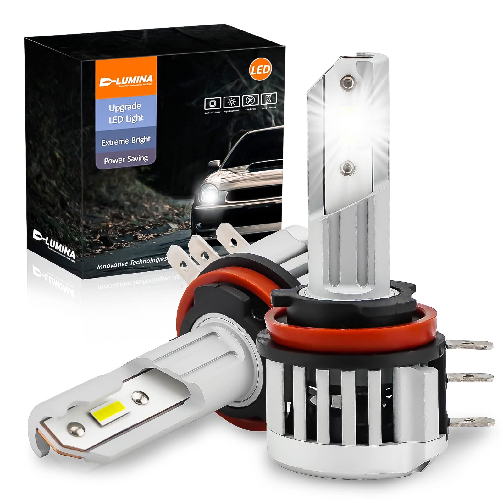 Mua D-Lumina H15 LED Headlight Bulbs,80W 12000LM 6500K Lighting High ...