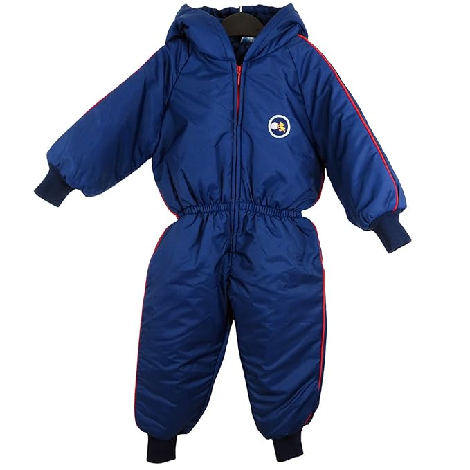 Kids Childrens Waterproof Padded Rainsuit, Snowsuit, All in One Dry ...