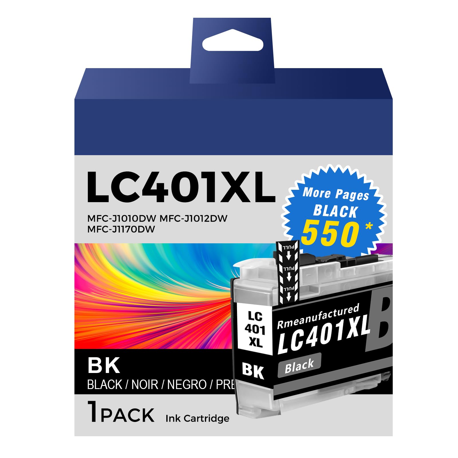 LC401XL LC 401 401XL MFC-J1010DW Ink Cartridges for Brother Printer ...