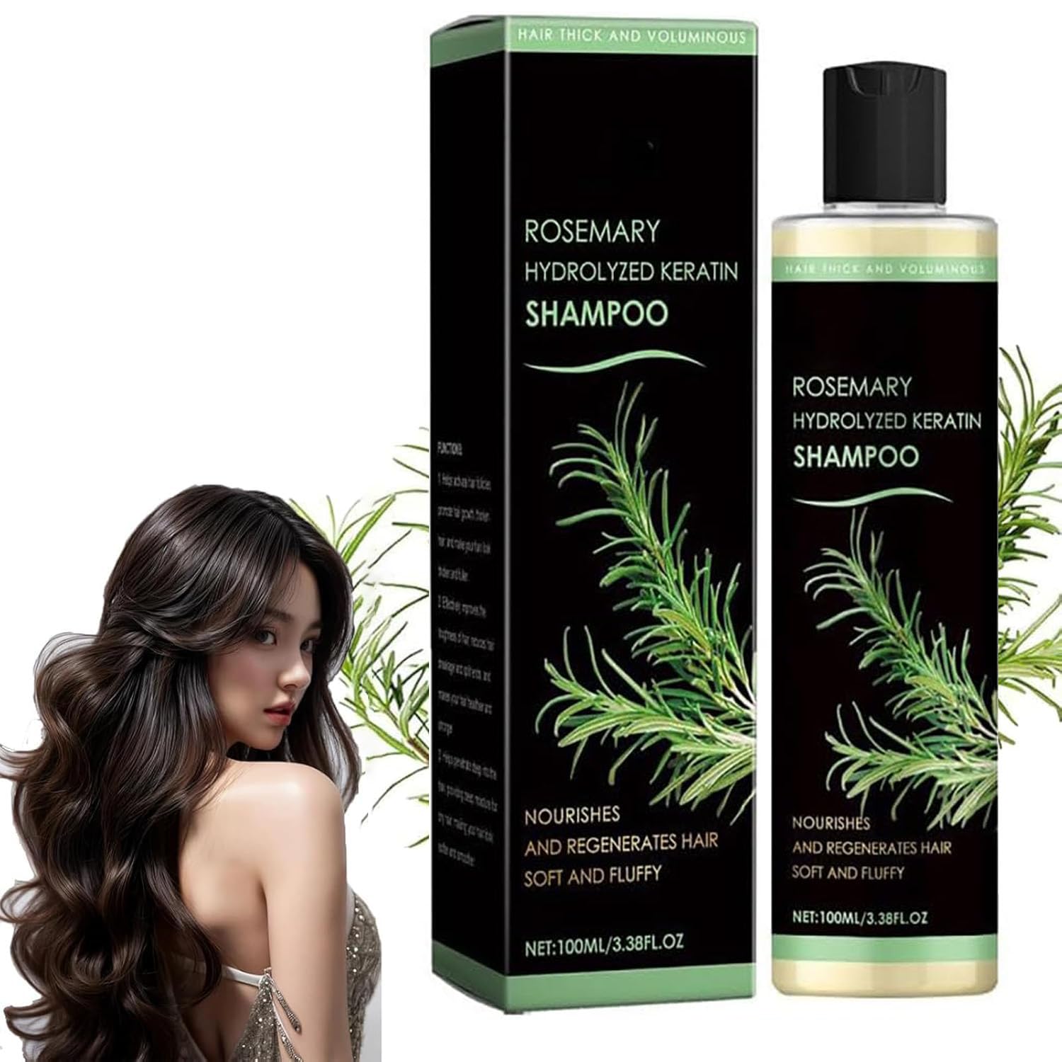 Organic Rosemary Hair Growth Shampoo?Rosemary Hydrolyzed Keratin ...