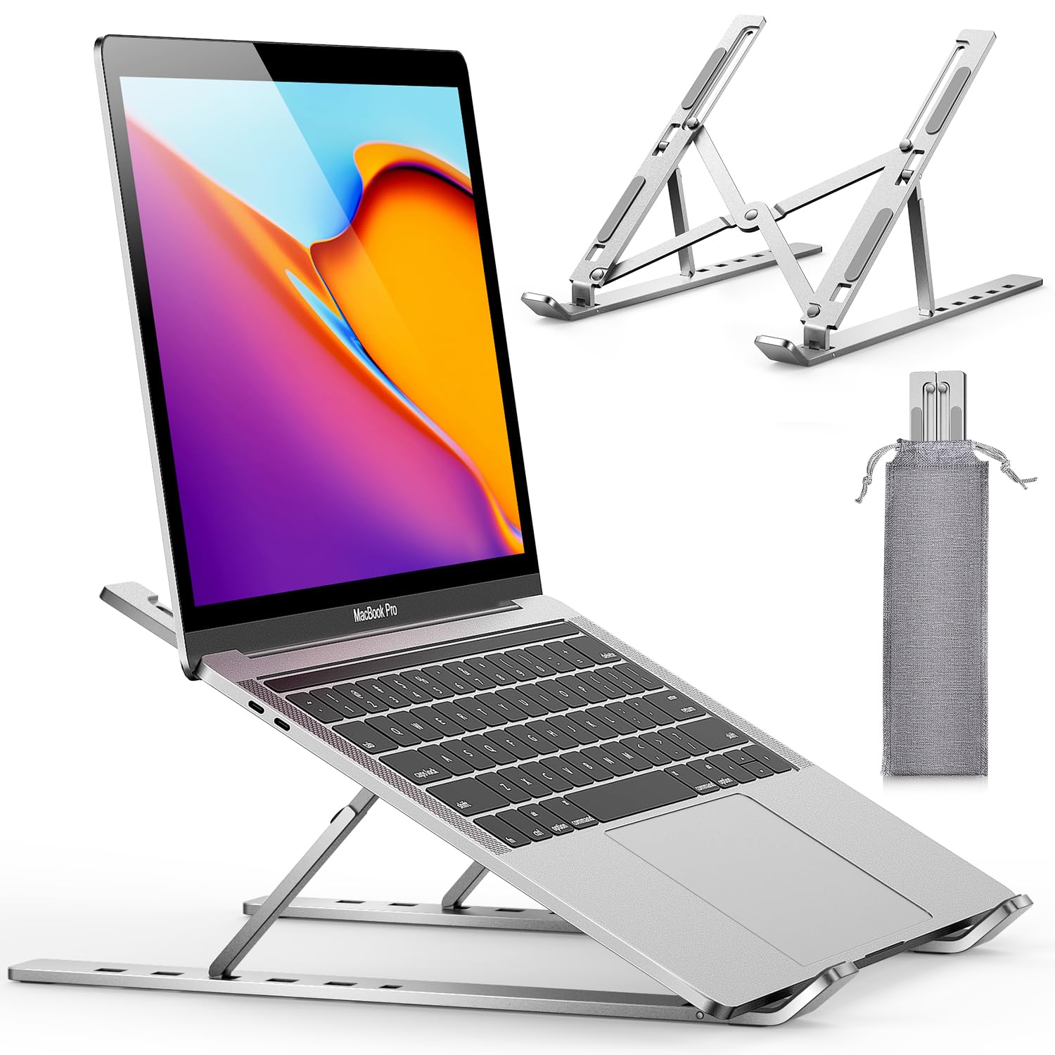 Mua Laptop Stand, Foldable, Ergonomic, 6 Levels of Height & Angle ...