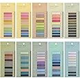 Amazon.com : 2000 Pcs Sticky Annotation Tabs Morandi Sticky Note Tabs ...