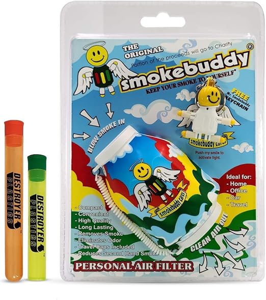 Amazon.com: 100% Authentic Smoke Buddy Bundled with Two Exclusive ...