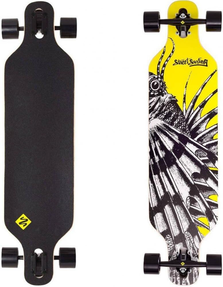 Street Surfing Freeride Longboard 39 Unisex Adult Dragon: Amazon.co.uk ...