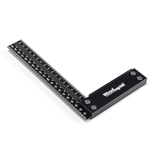 Woodraphic Precision Square Square Ruler for Measuring and Marking ...