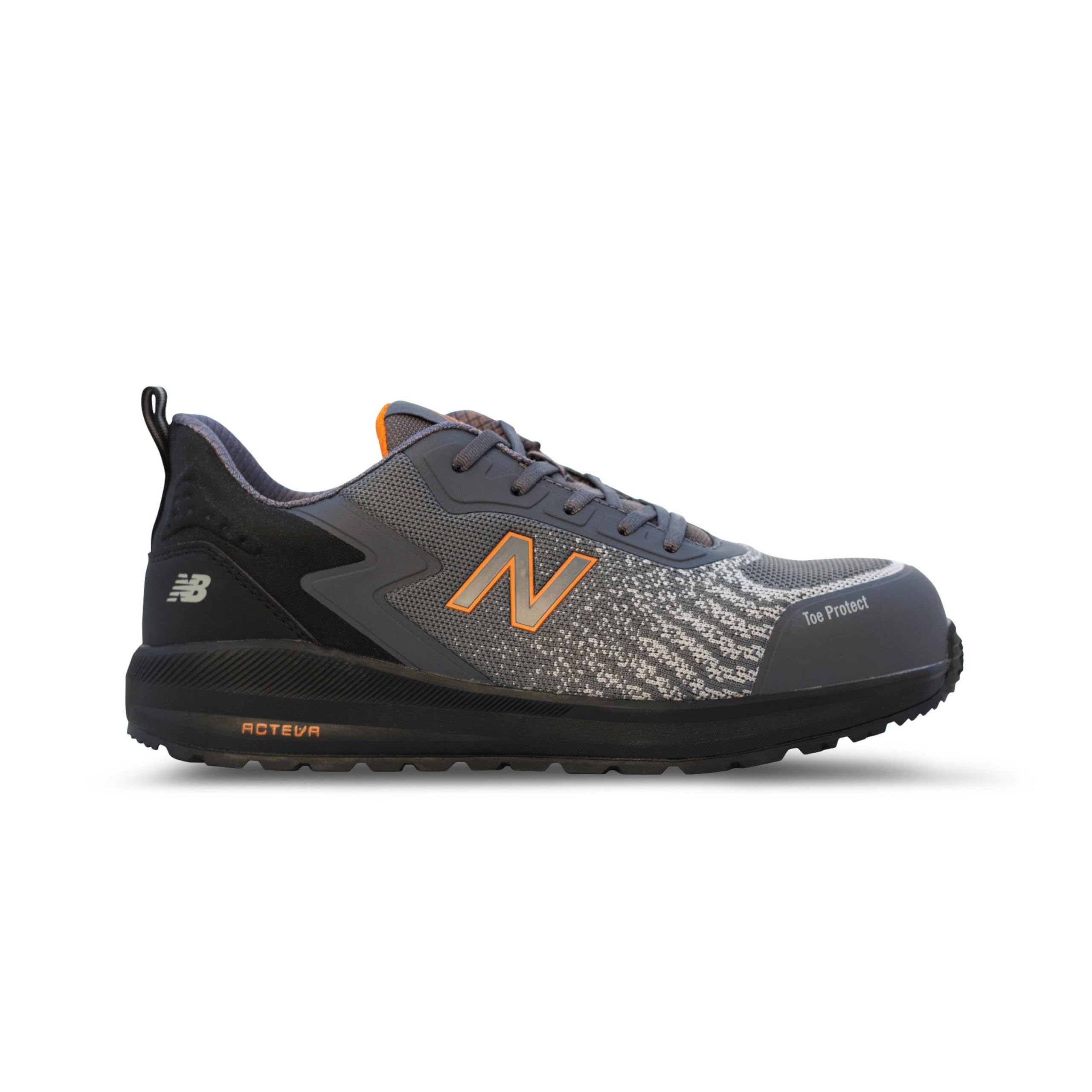 New Balance Men's Composite Toe Speedware Industrial Boot, Grey/Orange ...