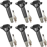 Amazon.com: SPEEDTUN UF502 Ignition Coil Packs & 7781 Spark Plugs Set Of 6 Compatible With Dodge ...