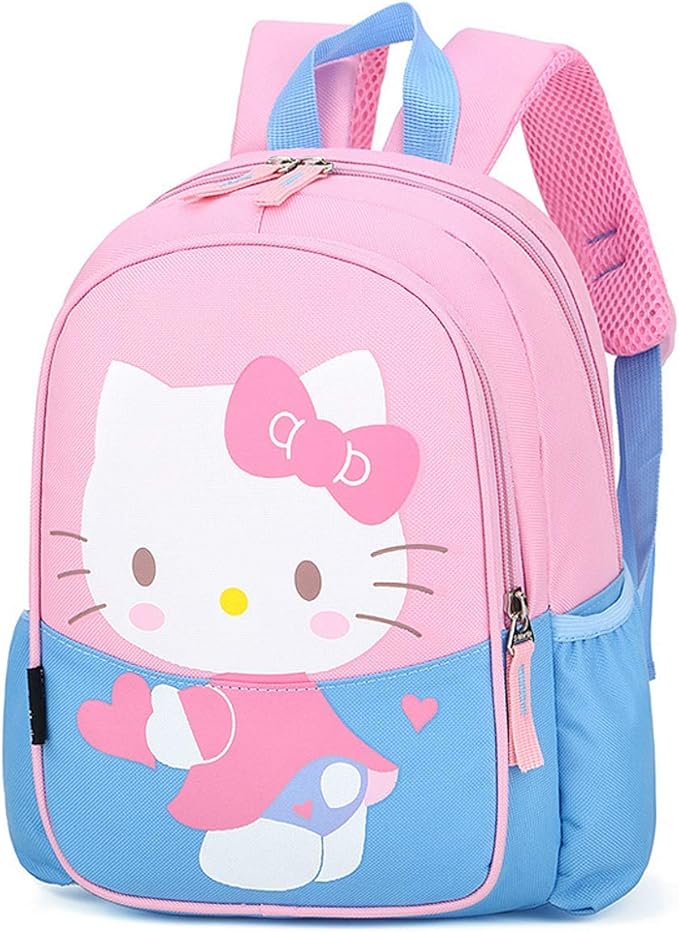 Kids Backpack Upgraded Hello Kitty Cartoon Painting for Children's ...