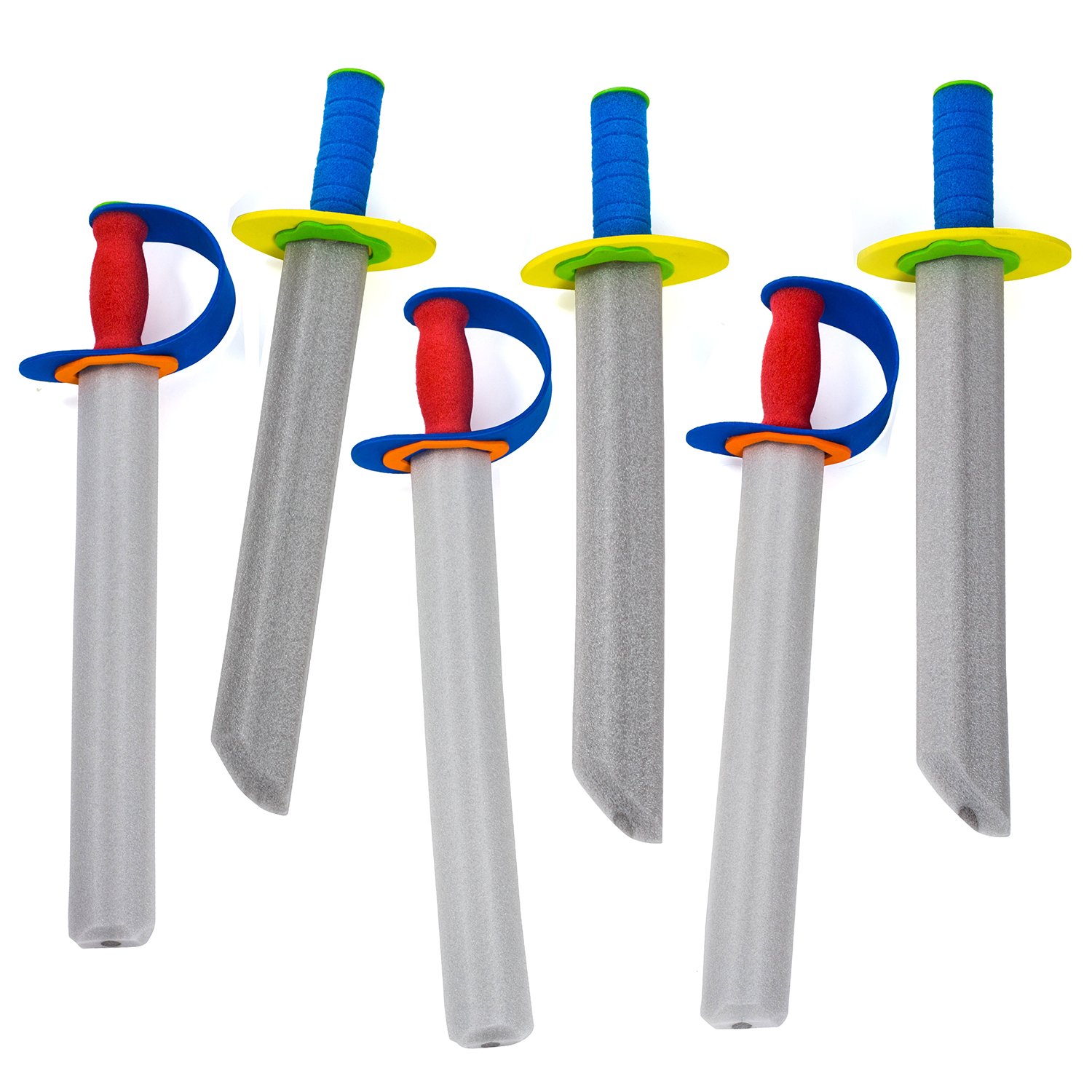Tigerdoe Foam Swords - 6 Pack Toy Warrior Swords for Children - Kids ...