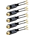 Amazon.com: Ancable 5-Pack Gold Plated - 75 Ohm to 300 Ohm Adapter ...