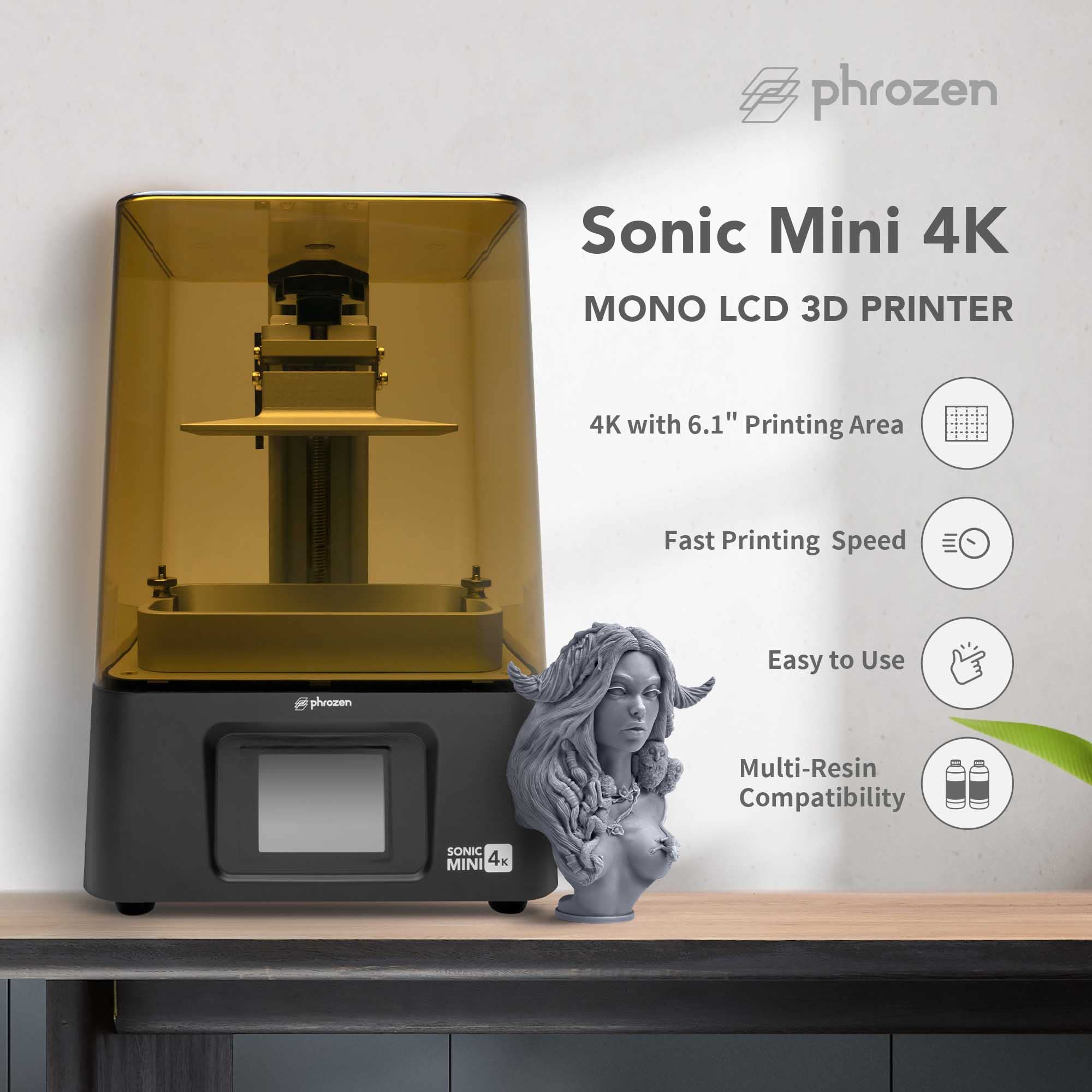 Mua phrozen Sonic Mini 4K LCD Resin 3D Printer Series, Matrix LED UV ...