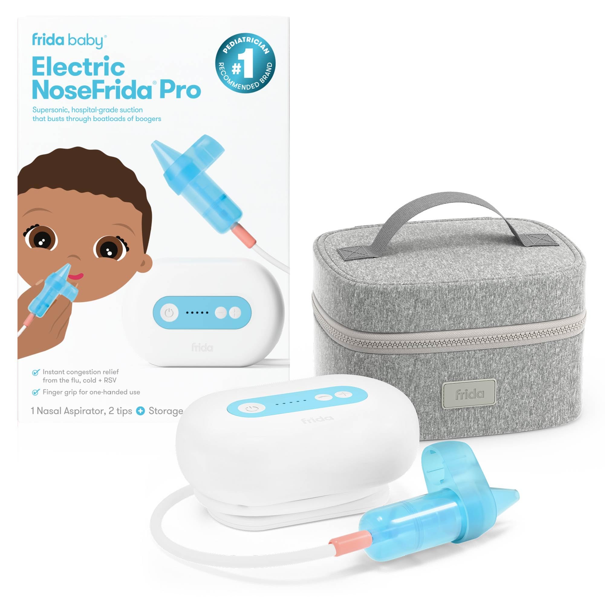 Frida Baby Electric NoseFrida Pro Nasal Aspirator for Baby, Hospital ...