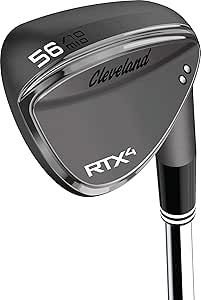 Amazon.com : Cleveland Golf Men's RTX 4 Wedge Black Satin Finish 60 XLow Black Satin Wedge ...
