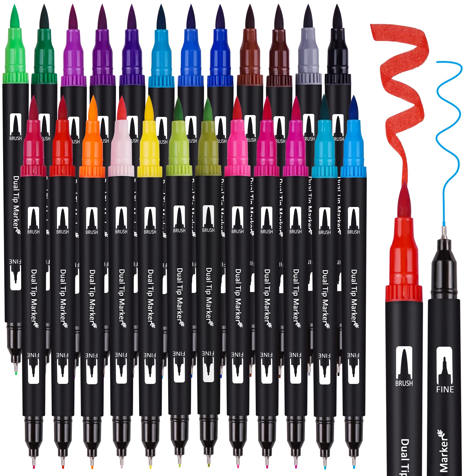 Mua Swemos Markers for Adult Coloring Book, Art Markers Set Dual Tip ...