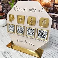 Amazon.com : Pahdecor 3D QR Code Signs for Personalized Business ...
