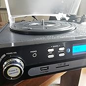 DIGITNOW! Bluetooth Record Player with Stereo Speakers: Amazon.co.uk ...