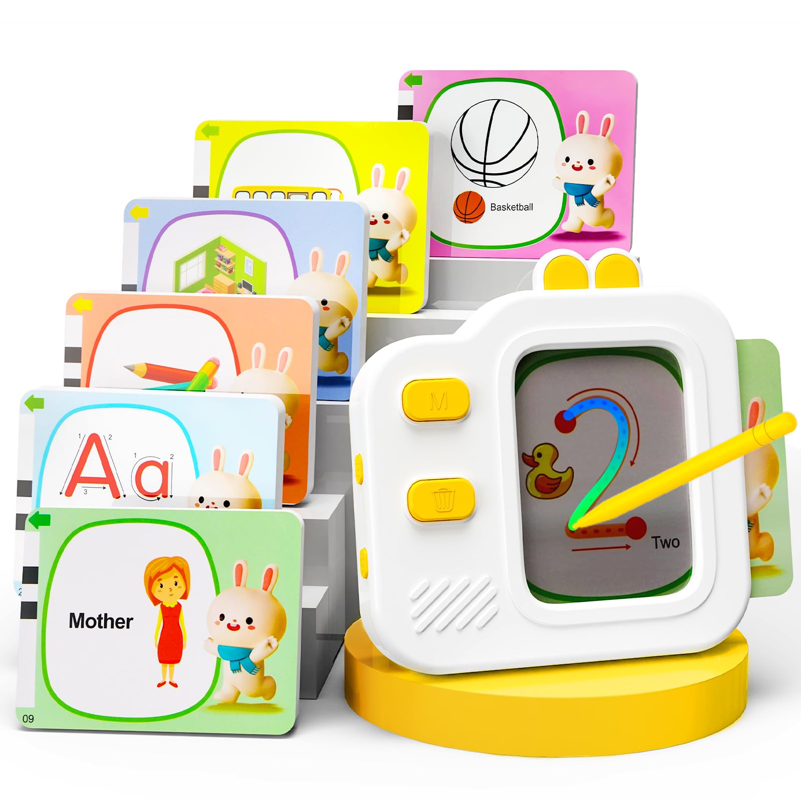 Talking Flash Cards for Toddlers, Learning Drawing Board Toys, Speech ...