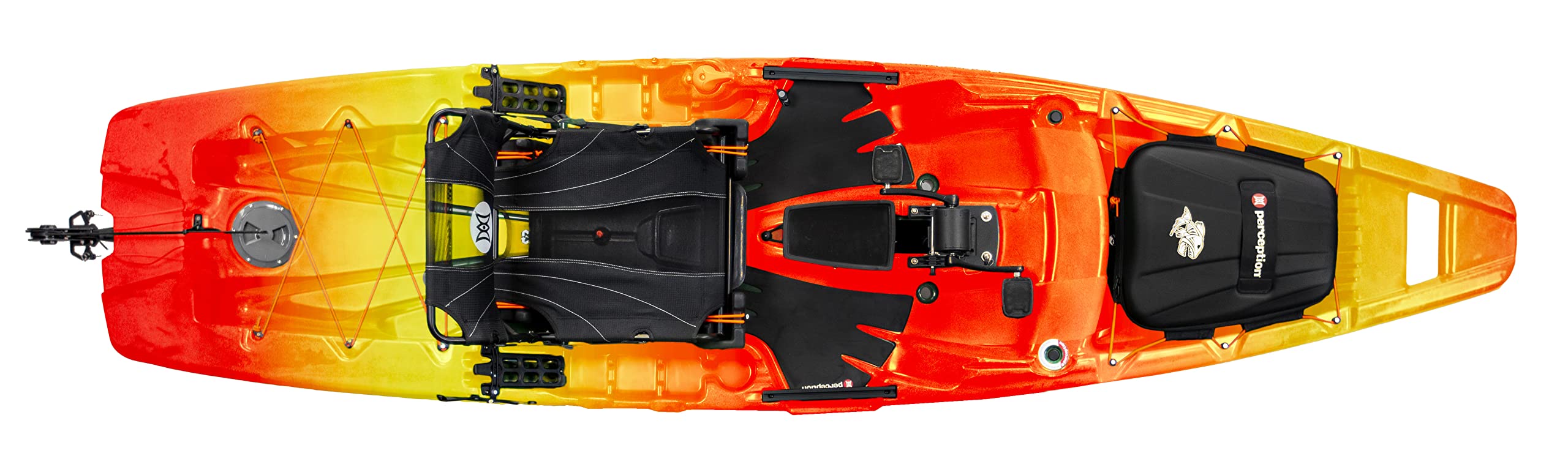 Perception Kayaks Showdown 11.5 - Sit on Top Pedal Drive Fishing Kayak ...