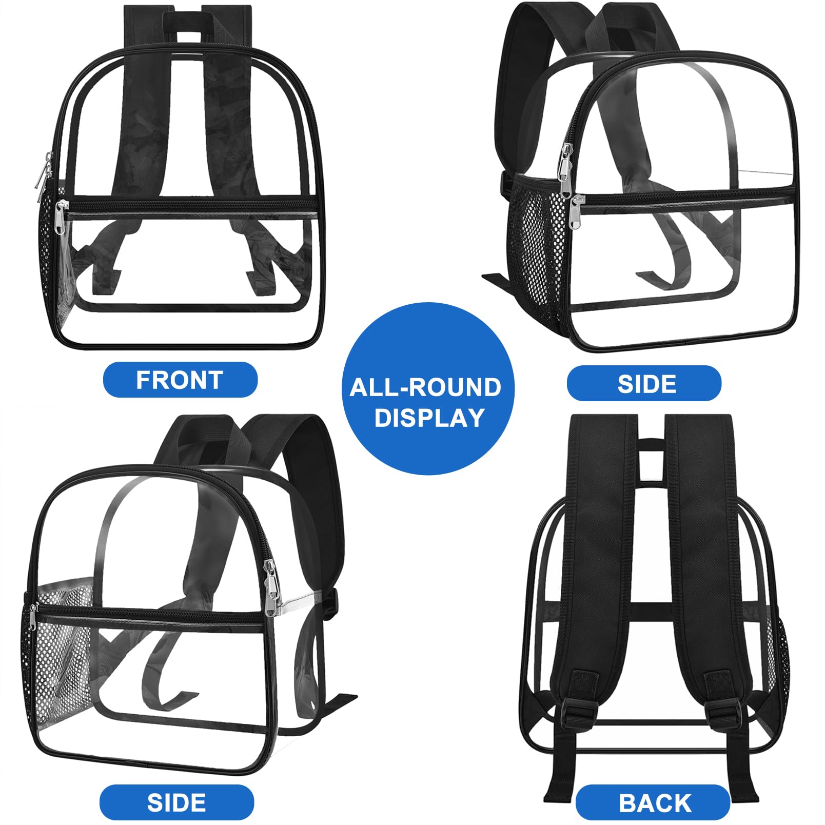 Oraben Clear Backpack For Stadium Events Clear Bag Small Stadium ...