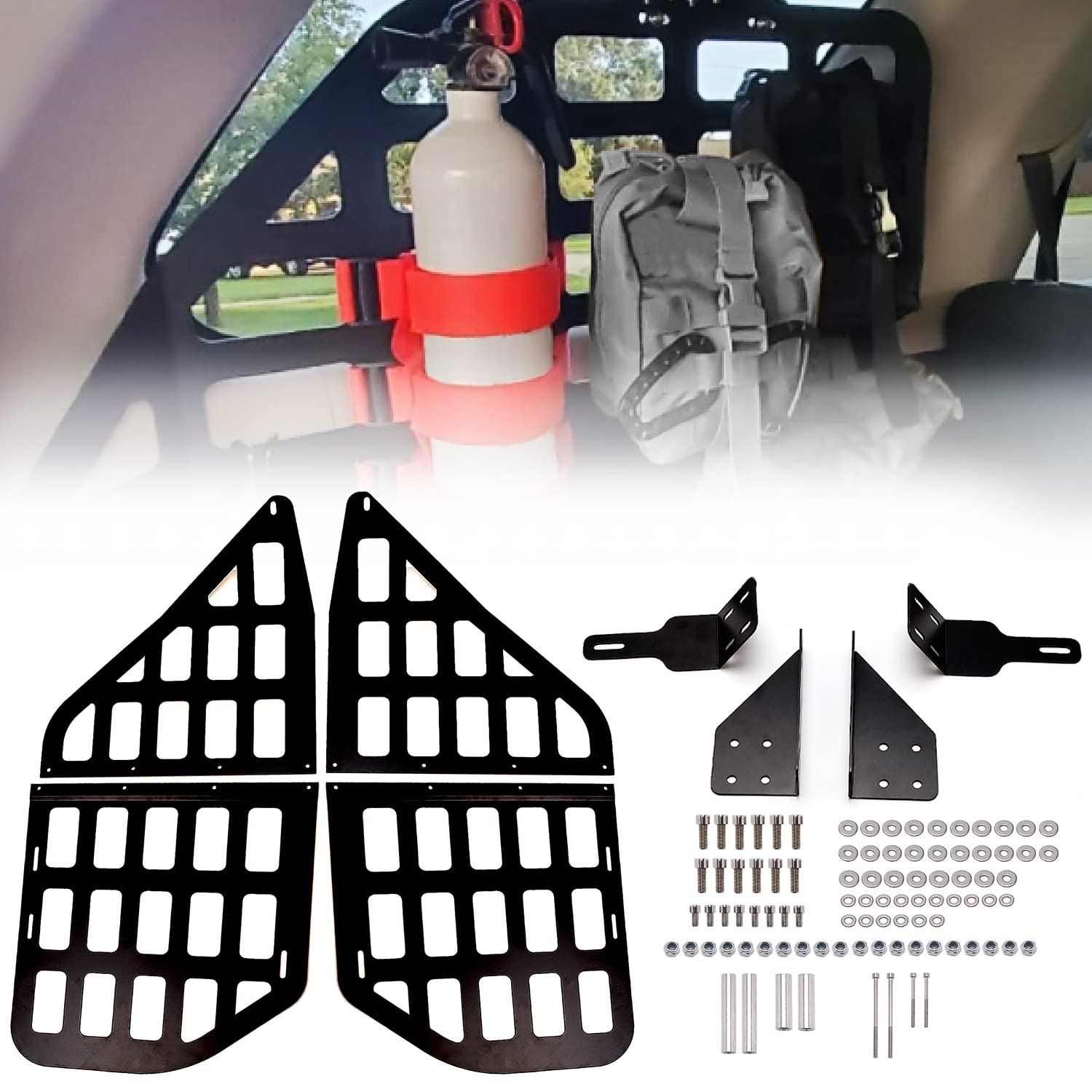 Mua Rear Window Molle Panel Modular Storage Panel System Compatible ...