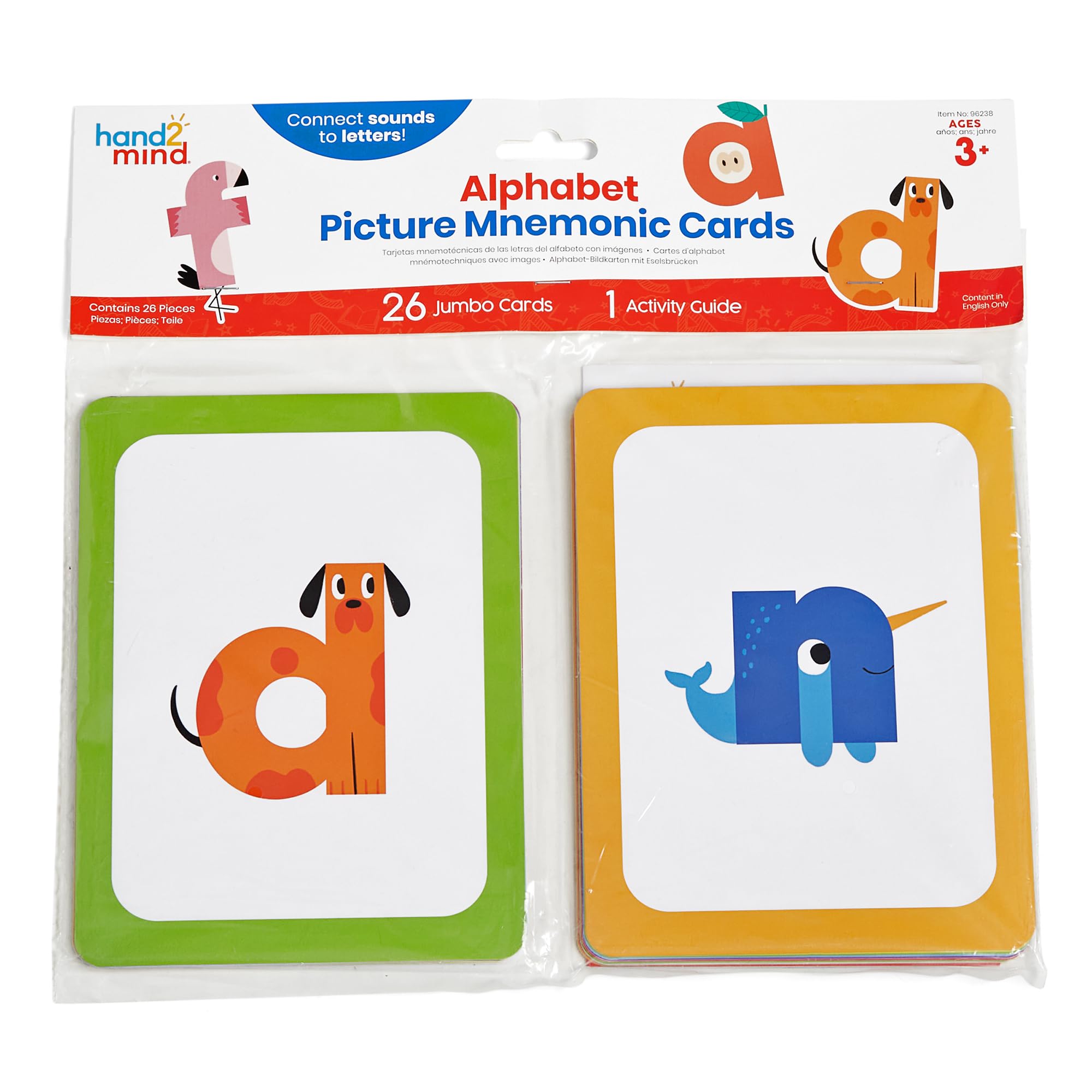 Mua hand2mind Alphabet Picture Mnemonic Cards, ABC Flashcards for Kids ...
