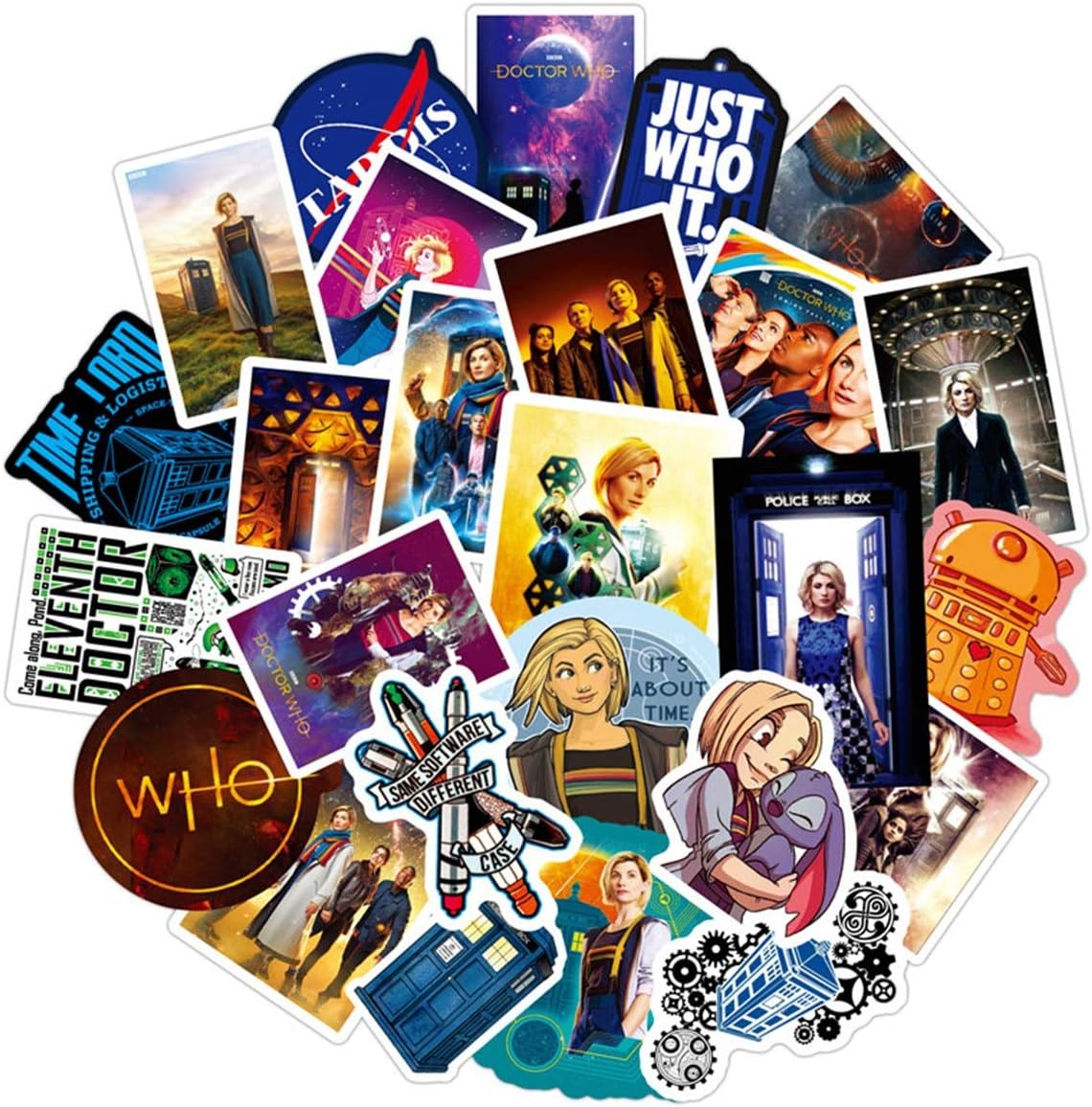 Amazon.com: 50PCS New Doctor Who Stickers Sets Sticker Lot for Laptop ...