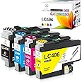 Amazon.com: LC406 LC406XL Ink Cartridge Compatible for Brother LC406XL ...