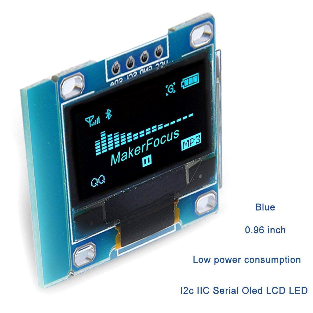 Mua MakerFocus I2C OLED Display 0.96 Inch IIC Serial LCD LED Module SSD1306 128 64 for Ar duino ...