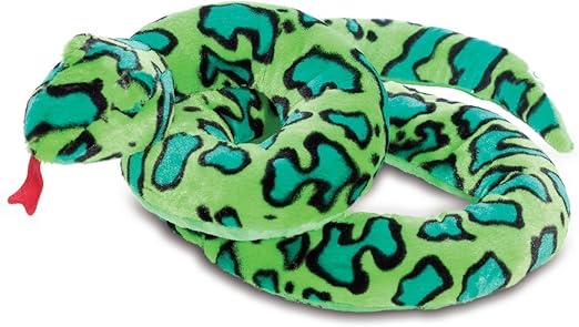 Giant Plush Snake - 180cm - Childrens Soft Toys (GREEN): Amazon.co.uk ...