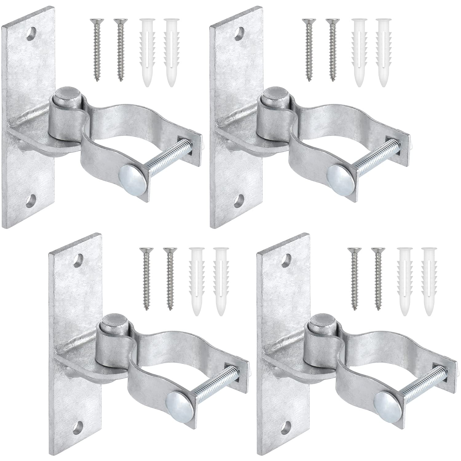 Heavy Duty Wall Mount Gate Hinge | Pipe Gate Hinge 2 Pack Chain Link ...