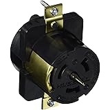 Hubbell CS8369 Locking Receptacle, 50 amp, 3 Phase 250V, 3 Pole 4 Wire ...