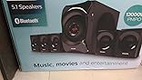 Philips SPA8000B/94 5.1 Channel Multimedia Speakers System (Black ...