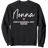 Amazon.com: Nonna Like A Grandma Only Cooler Heart Mother's Day Nonna T-Shirt : Clothing, Shoes ...