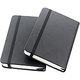 Amazon.com : ZZTX Small Pocket Notebook 3.5" x 5.5" Hardcover Lined ...