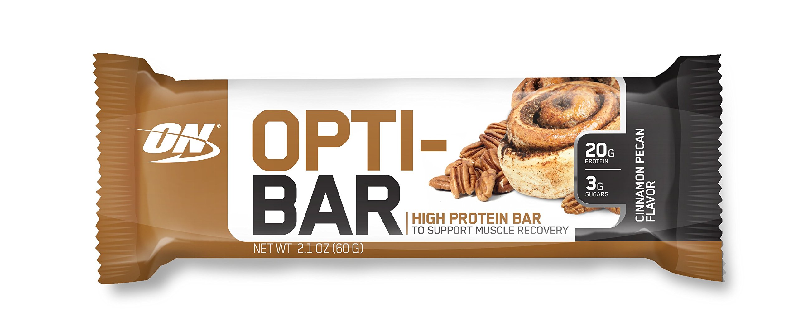Amazon.com: Optimum Nutrition Opti-Bar Protein Bar, White Chocolate ...