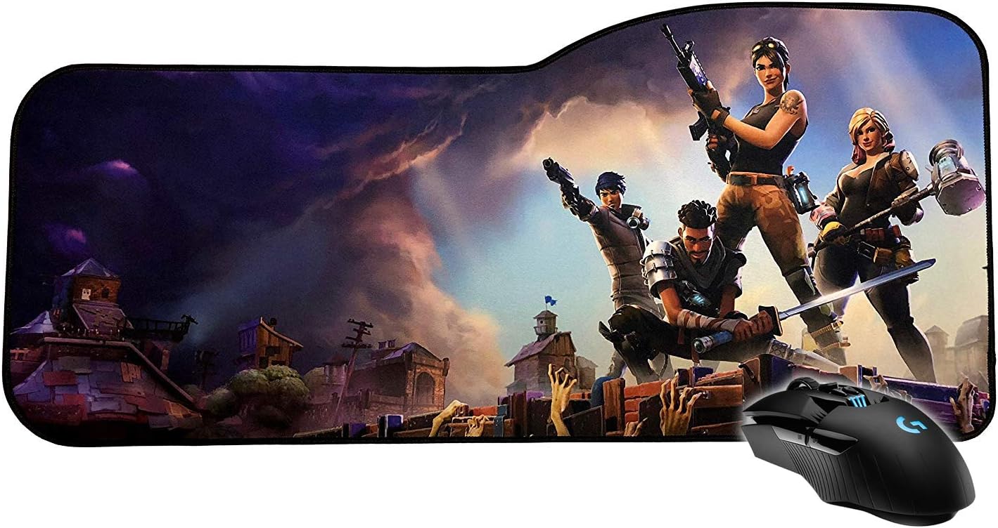 Fortnite XXL Non-Slip Mouse Pad for Gaming Real Gamer: Amazon.co.uk ...