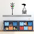 Amazon.com: Large Train Wall Stickers Train Track Wall Decals Vinyl ...