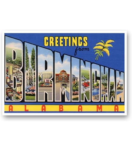 Alabama Vintage Postcards
