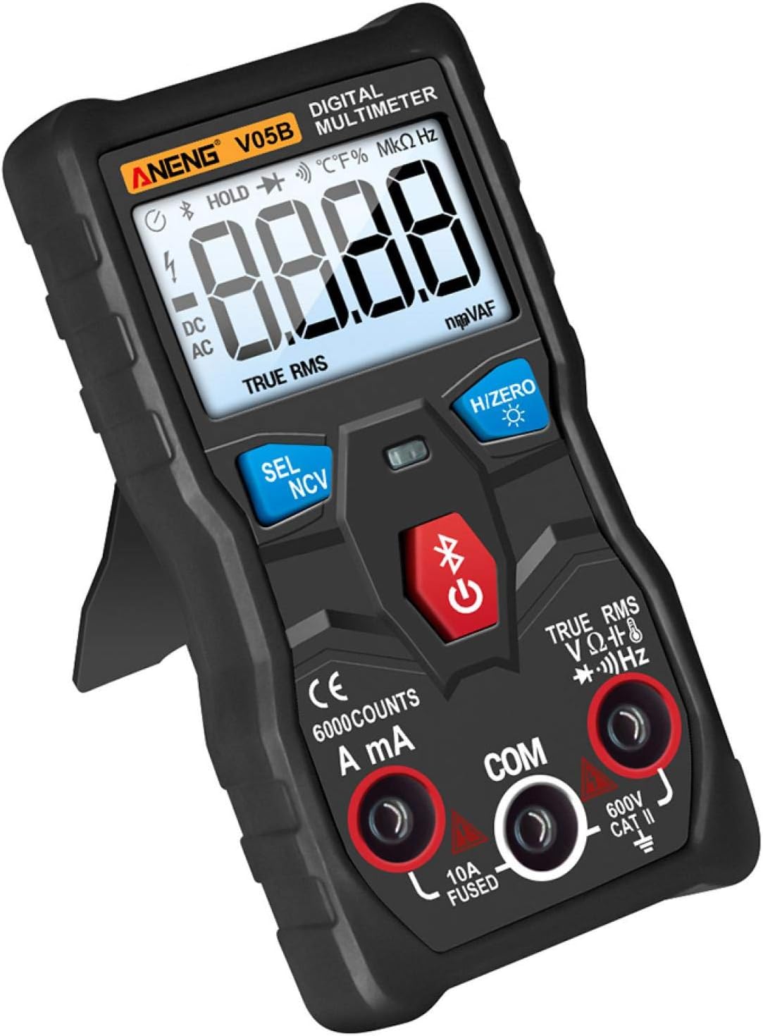 POHOVE Digital Multimeter DC AC Voltmeter, Ohm Volt Amps Test Meter ...