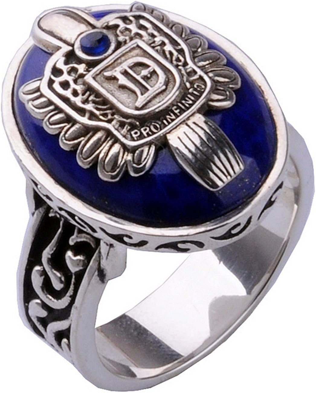 Fashion Jewery Vampire Diaries modische Ringe Lapislazuli Tageslicht ...