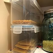 Amazon.com: Komax Biokips Set of 2 Pasta Storage Containers | 77.8-oz ...