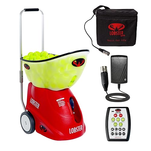 Lobster Sports Tennis Ball Machine - Automatic Portable Tennis Ball ...