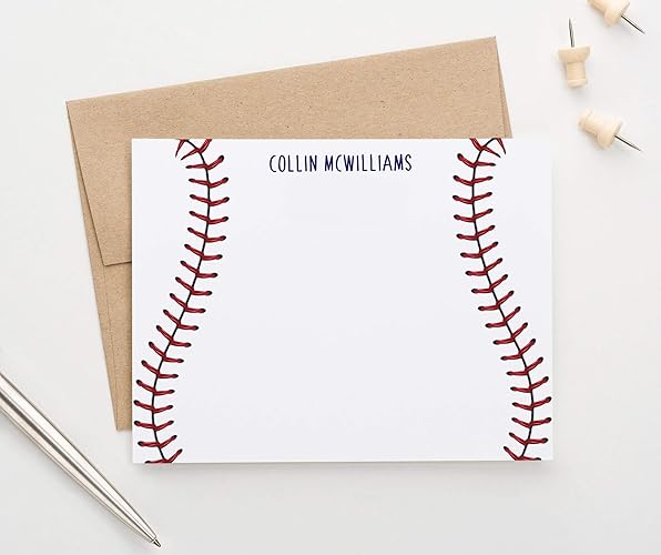 Amazon.com: Personalized Baseball Stationary for Boys or Girls ...