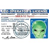 Amazon.com: Signs 4 Fun Parody Driver’s License | Man Card ID | Fake ID ...