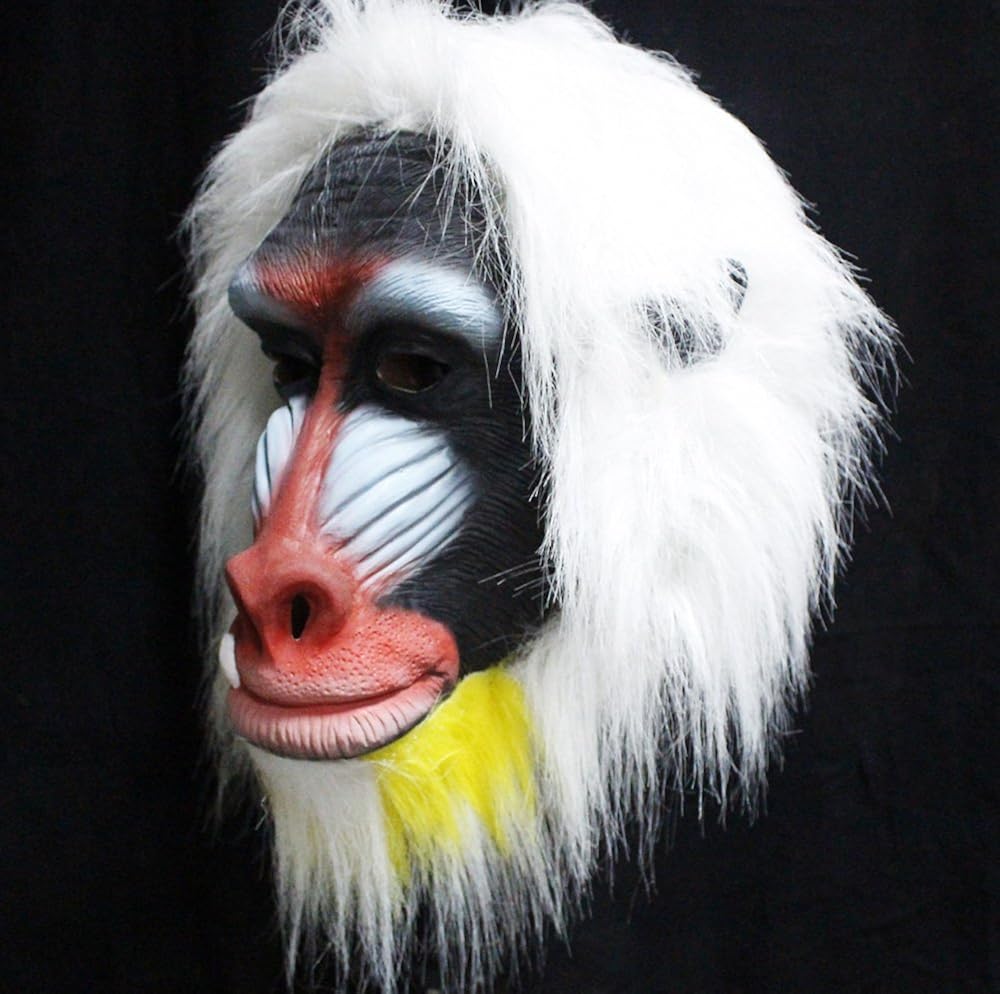 Baboon Mask Fancy Dress Fun for Events and Parties Animal Jungle Fun ...