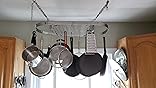 Amazon.com: Range Kleen CW6001 Stainless Steel Hanging Oval Pot Rack 1. ...