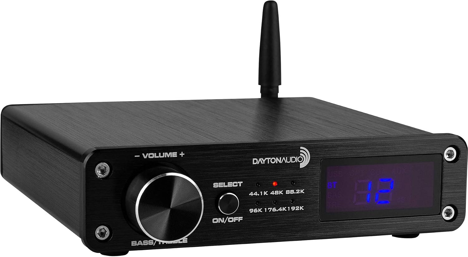 Dayton Audio DTA-PRO 100W Class D Bluetooth Amplifier with USB DAC IR ...
